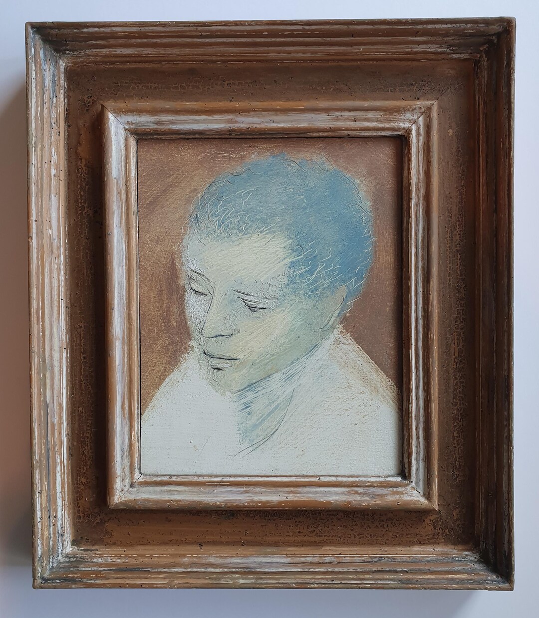 Vintage Portrait Painting of Ari Redon by Jasper M. San Fratello 1922 ...