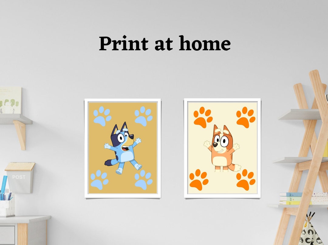 Bluey Wall Decor - Etsy