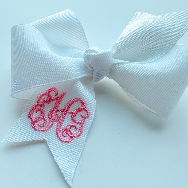 Bow Monogram - Etsy