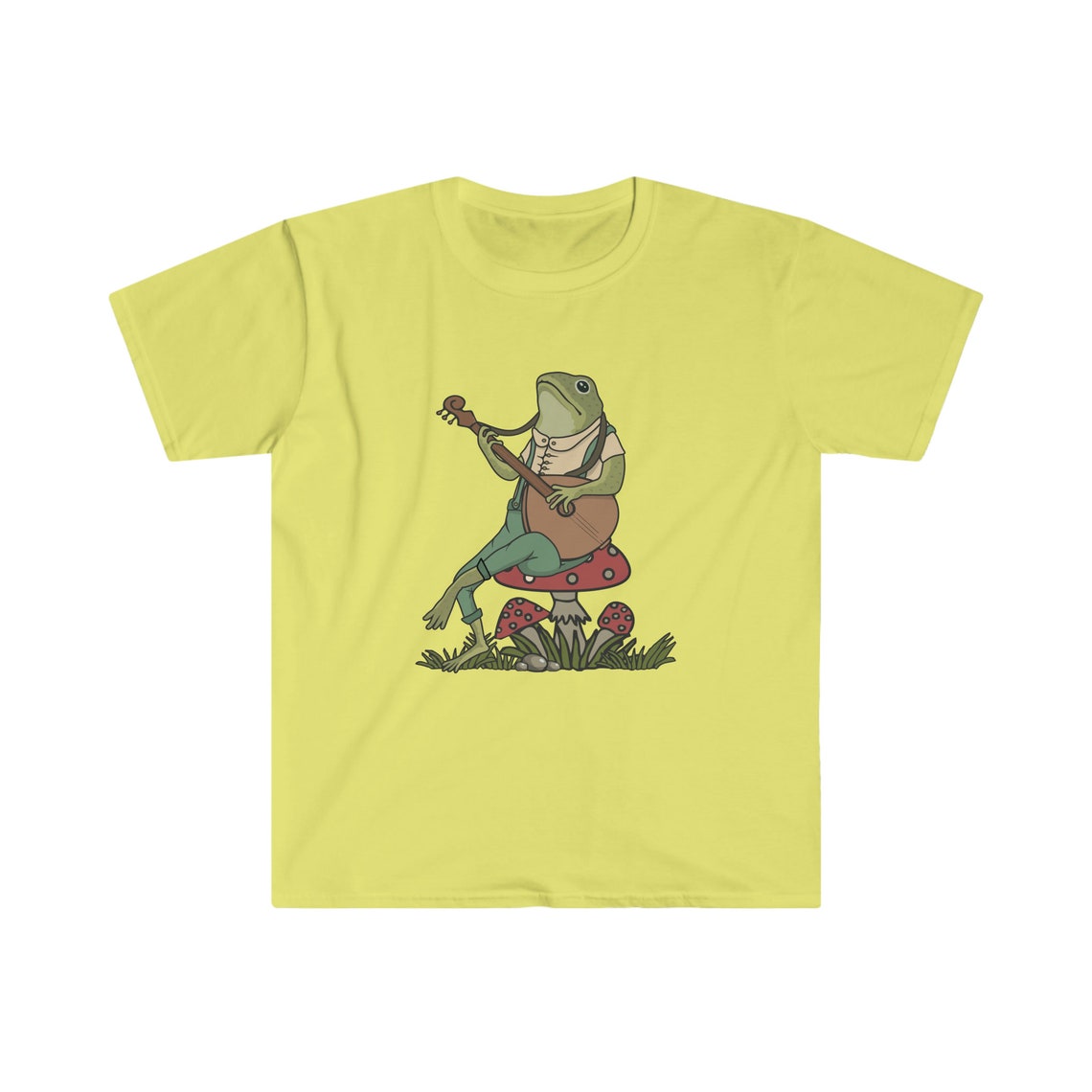 Banjo Playing Frog Shirt. - Etsy