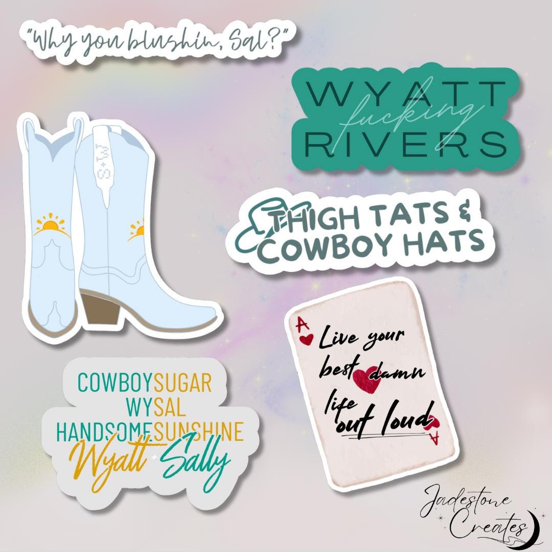 Bellamy Brooks Sticker: Cowboy Romance Licensed Merch (2.5 X 0.74 ...