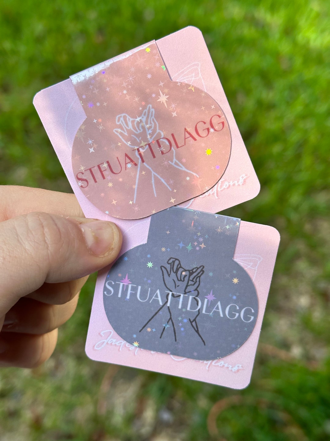 Holographic Magnetic Smut Spicy Reader Bookmark Matching Sticker ...