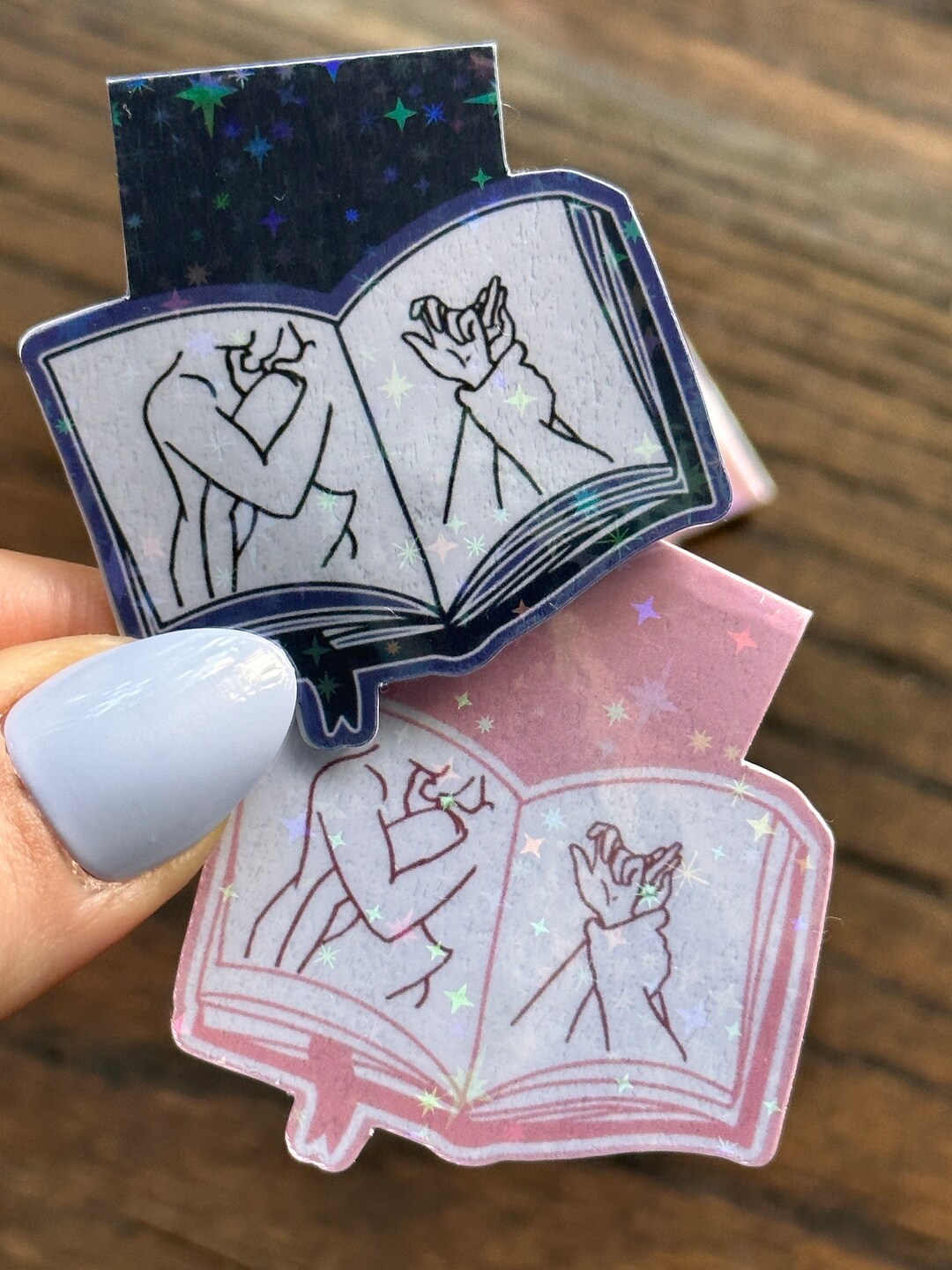 Holographic Magnetic Smut Spicy Reader Bookmark Matching - Etsy
