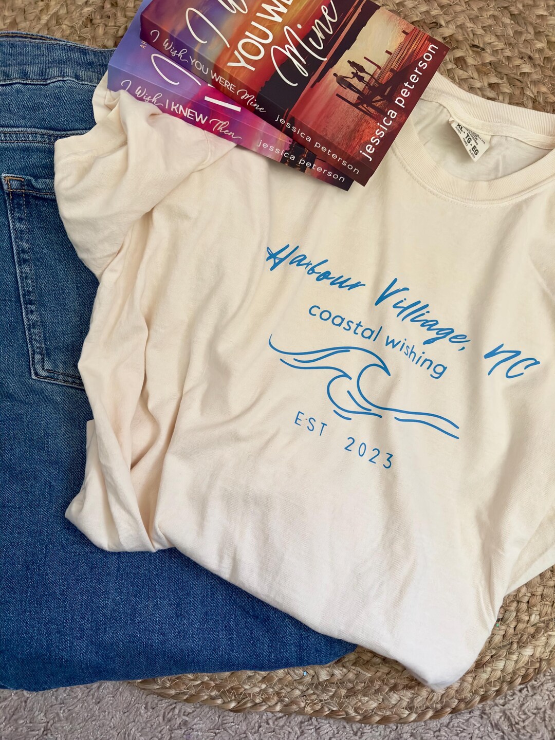 LICENSED Jessica Peterson Cropped Tee Harbour Village Comfort Colors ...