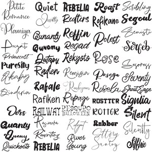 The ULTIMATE 700 Fonts Bundle Collection, Handlettered, Cursive ...