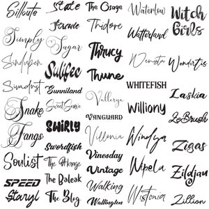 The ULTIMATE 700 Fonts Bundle Collection, Handlettered, Cursive ...