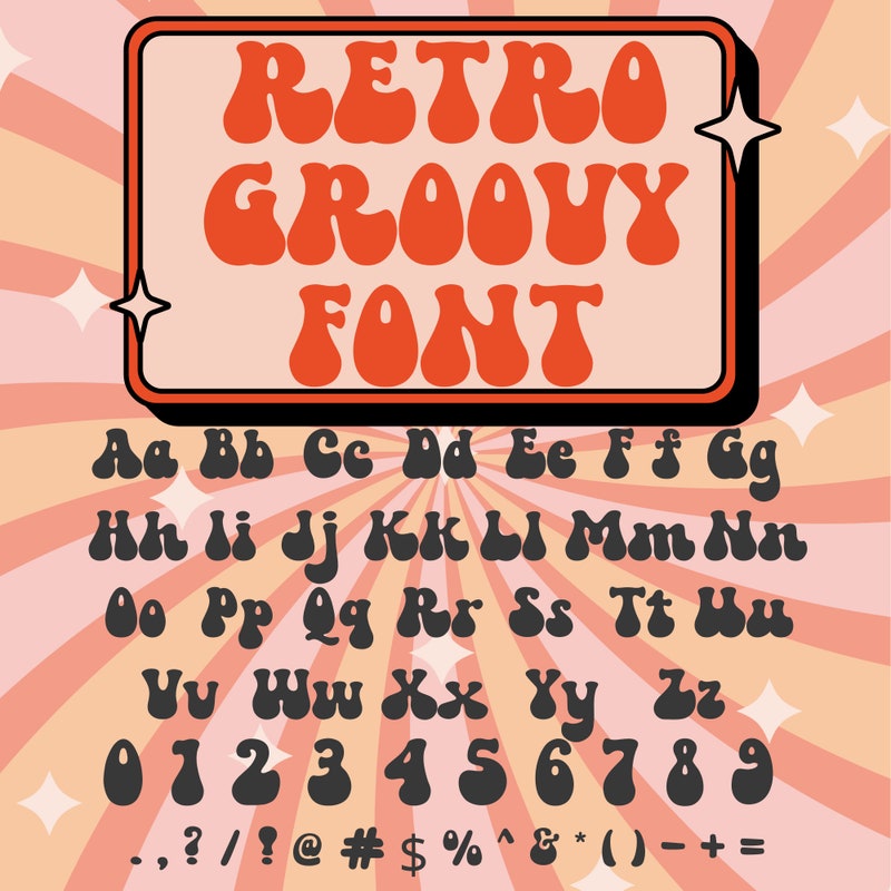 Retro Alphabet - Etsy