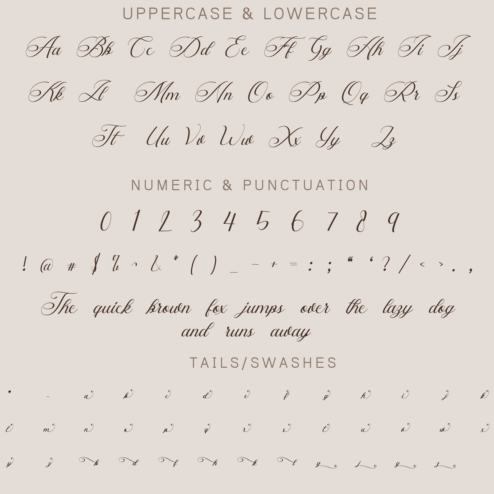 Marsyanda Font - Handwritten Calligraphy Tails Script Font, Cursive ...