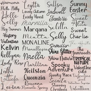 The Ultimate 100 Farmhouse Fonts Bundle, Cursive Font Bundle, Script ...