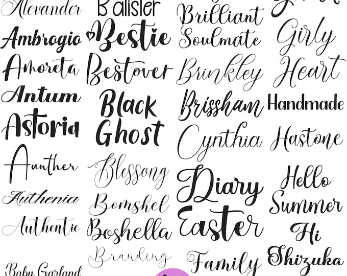 Cursive Font Wedding Font Vintage Cursive Font Lovely Font Old Cursive Font Flourishes Font ...