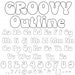 GROOVY FONT SVG, Retro Groovy Alphabet Svg, Vintage Font Svg, Groovy ...