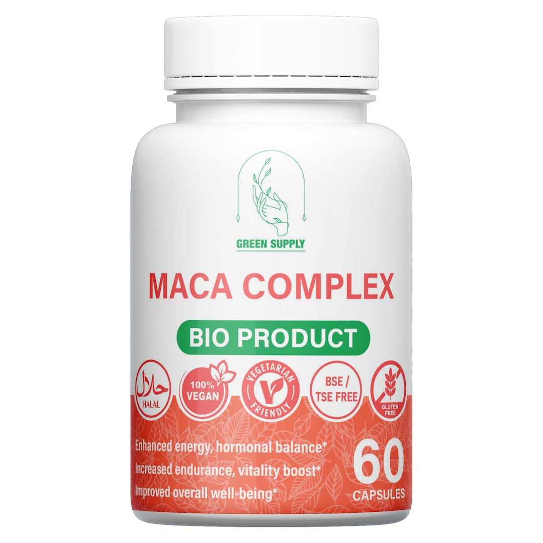 Maca Complex: Maca Root + Black Maca Natural Extract of High Vegetarian ...