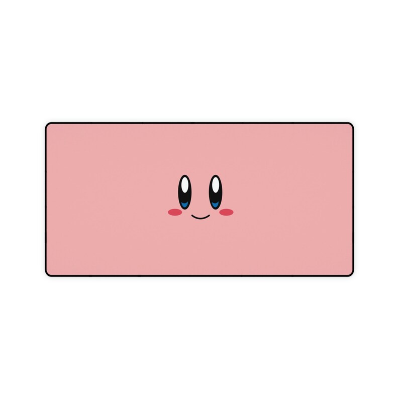 Cute Kirby Desk Mat for Gaming Setup for Girls - Etsy
