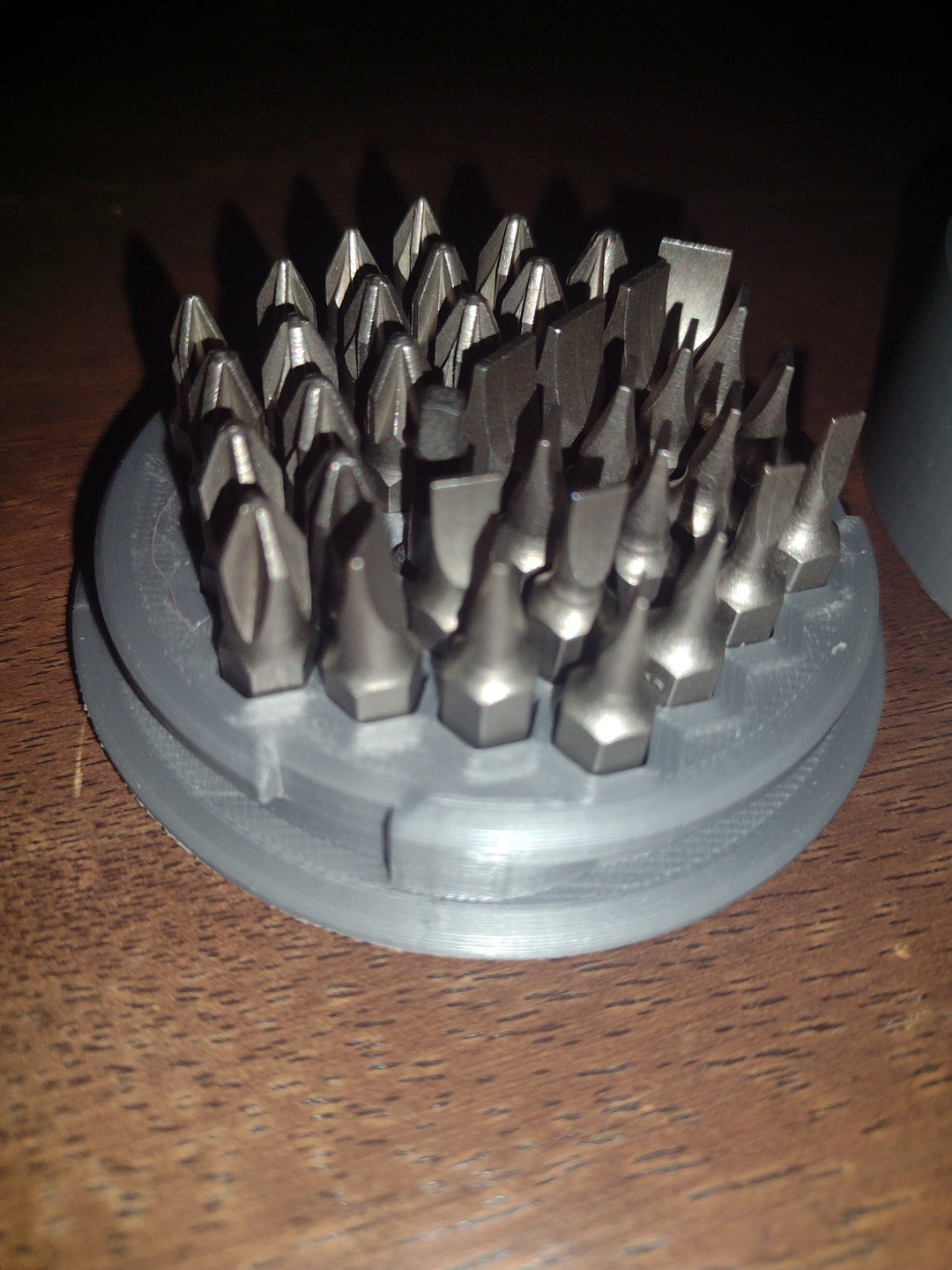 37pc Screw Bit Holder With Locking Lid Silver FDM PLA - Etsy
