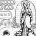 Holy Mary Mother of God Catholic Coloring Page - Etsy