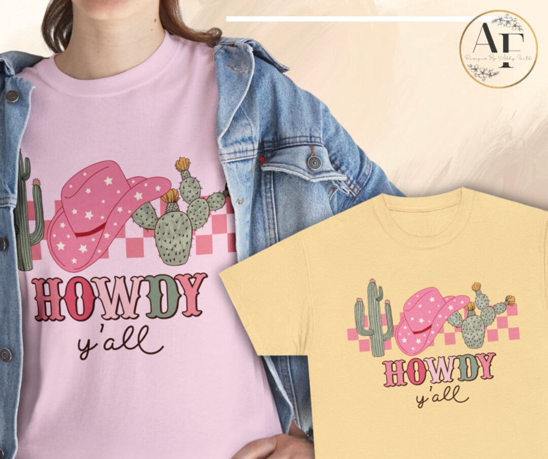 Woman's Howdy Y'all T-shirt - Etsy
