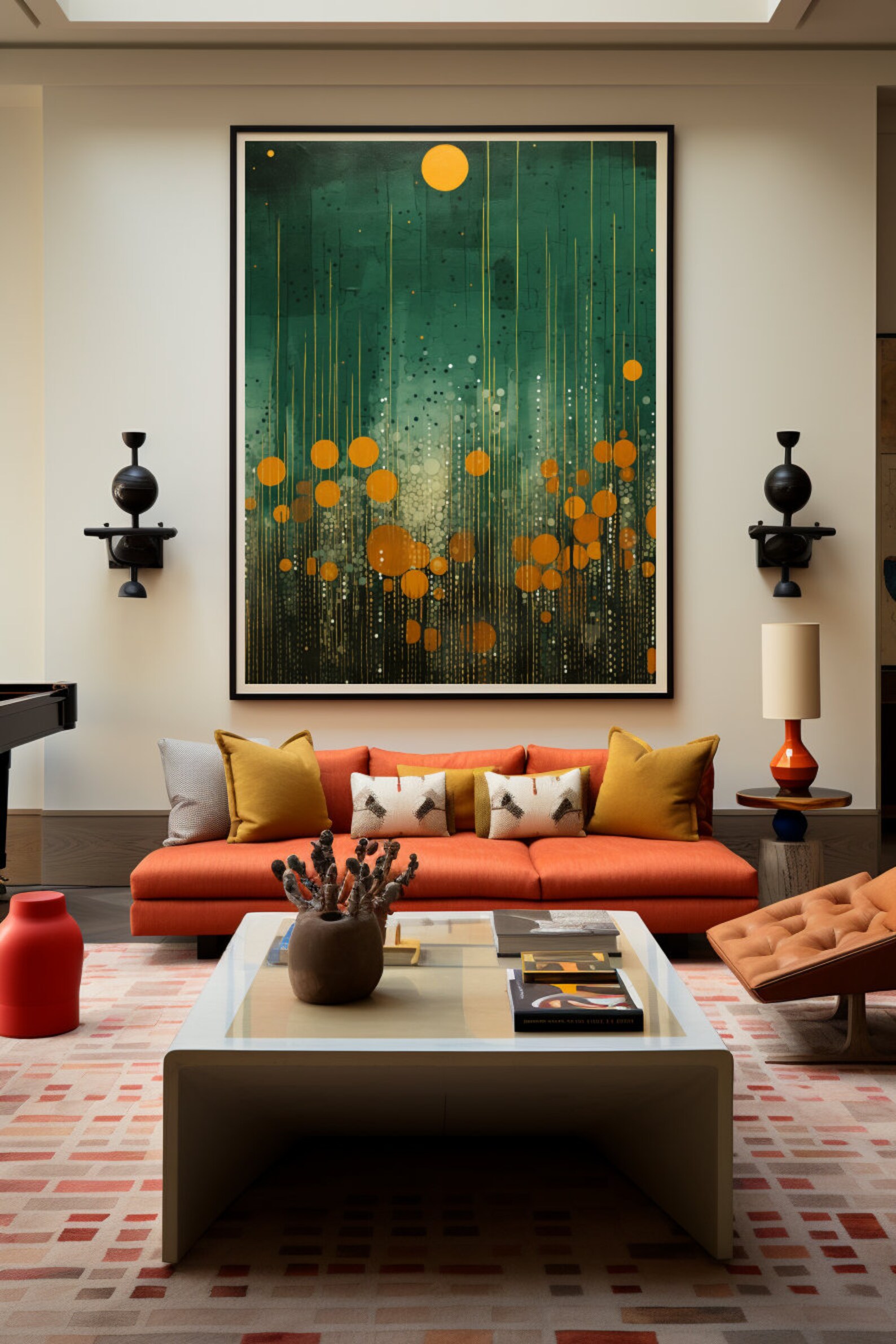 Abstract Poster | Neo Surrealism Art | Masculine Wall Art | Abstract ...