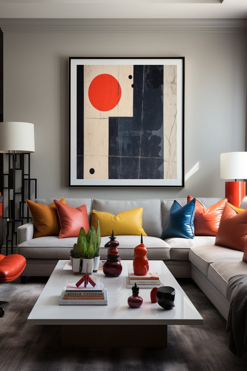 Abstract Poster | Neo Surrealism Art | Masculine Wall Art | Abstract ...