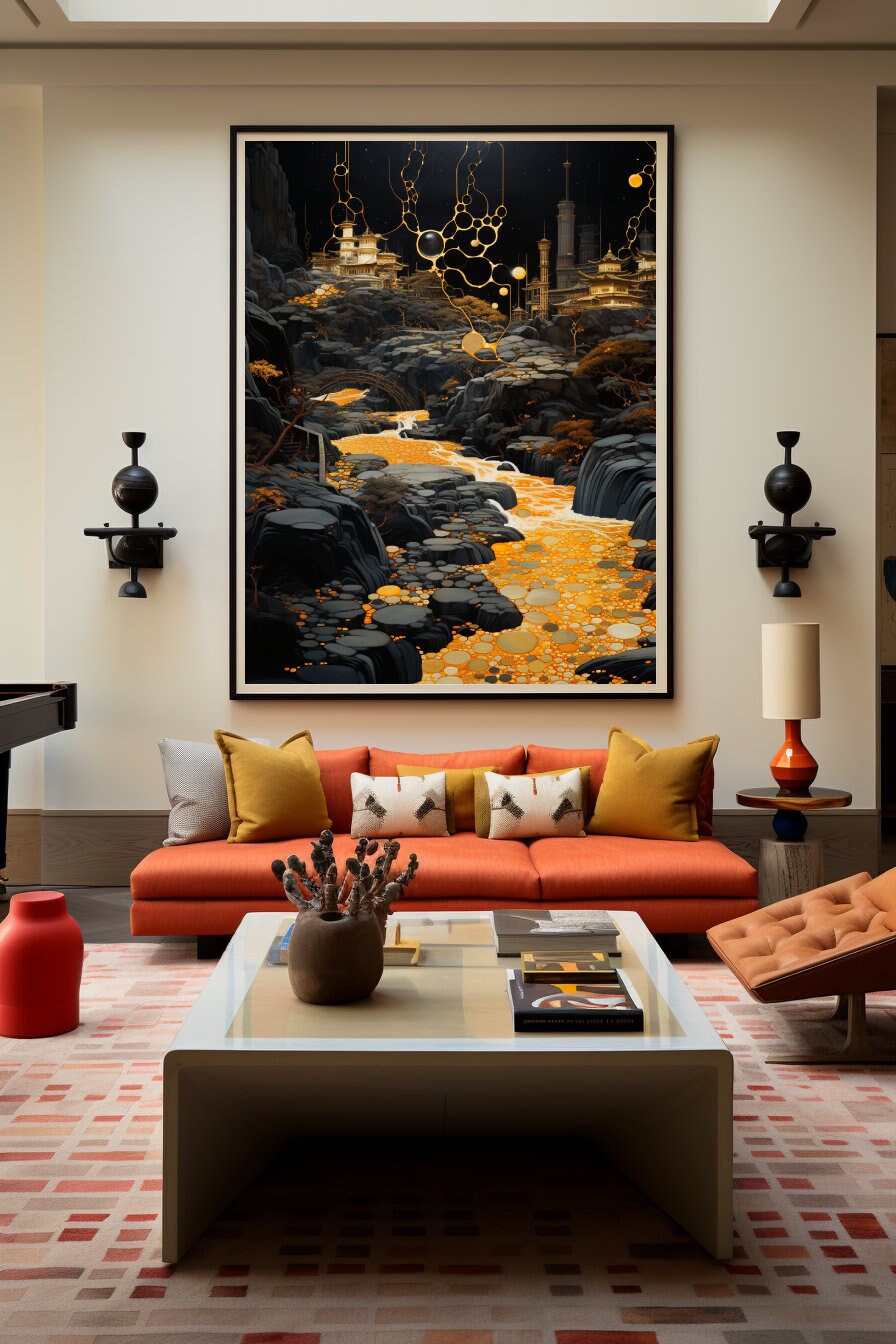 Abstract Maps | Neo Surrealism Art | Geographical Wall Art | Landscape ...
