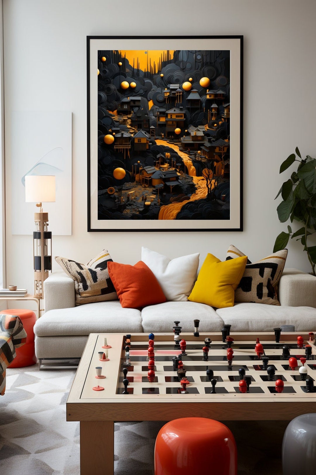 Abstract Maps | Neo Surrealism Art | Geographical Wall Art | Landscape ...