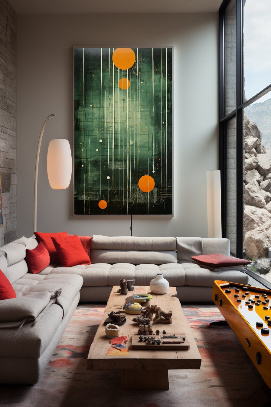 Abstract Poster | Neo Surrealism Art | Masculine Wall Art | Abstract ...