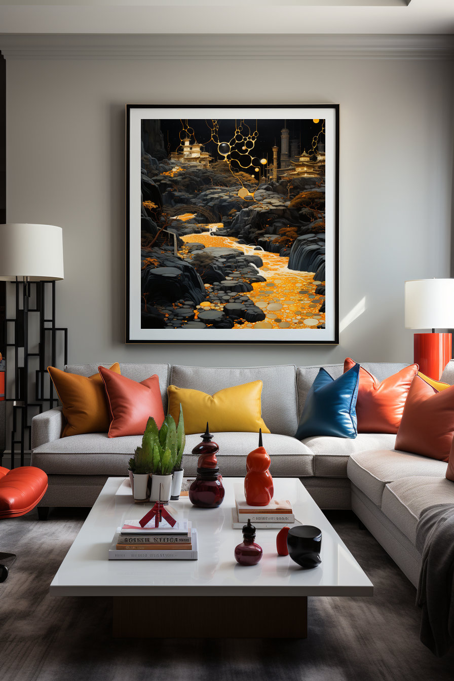 Abstract Maps | Neo Surrealism Art | Geographical Wall Art | Landscape ...