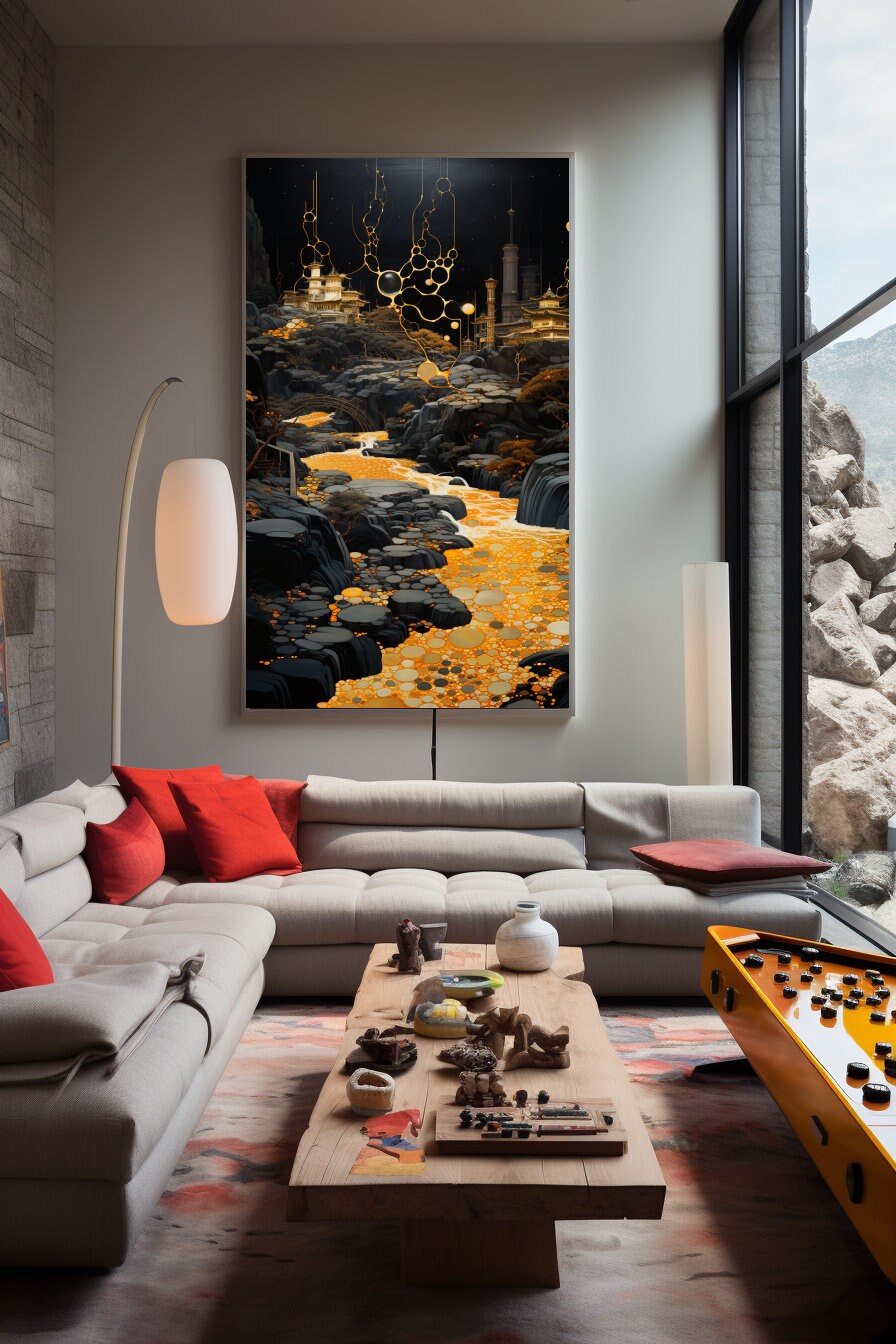 Abstract Maps | Neo Surrealism Art | Geographical Wall Art | Landscape ...