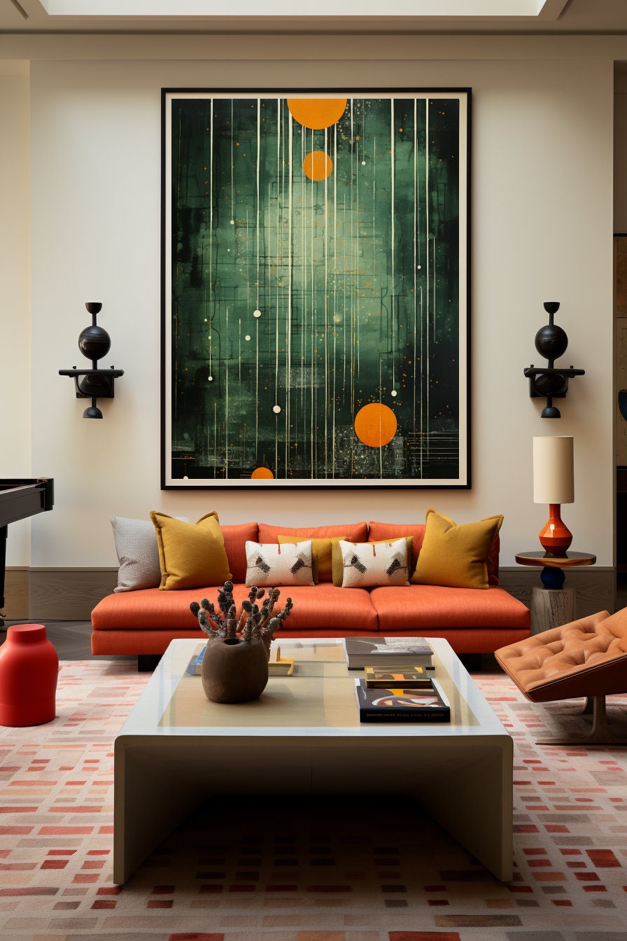 Abstract Poster | Neo Surrealism Art | Masculine Wall Art | Abstract ...