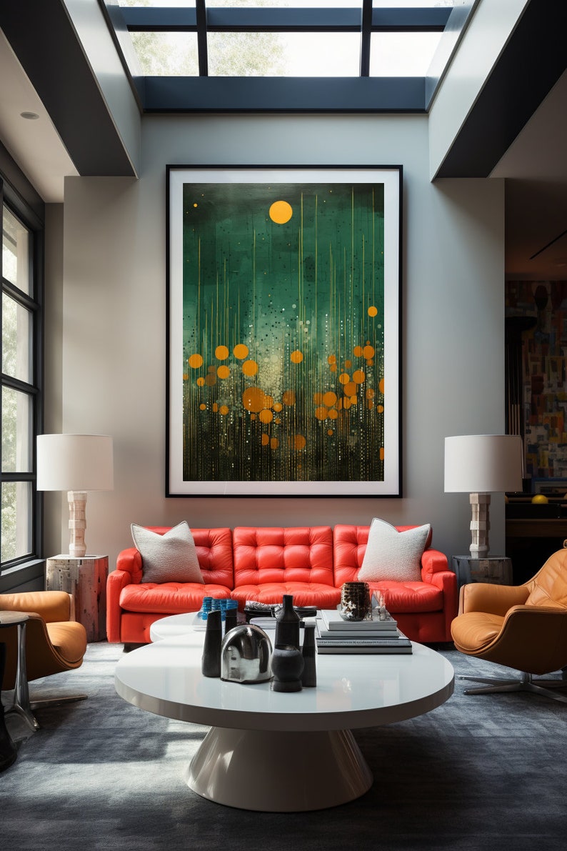 Abstract Poster | Neo Surrealism Art | Masculine Wall Art | Abstract ...