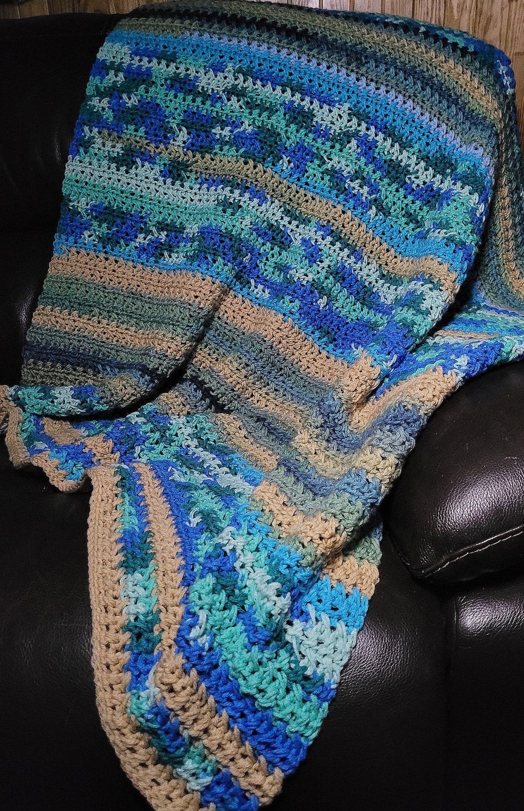 Crossed Half Double Crochet Blanket Stitch Pattern - Etsy