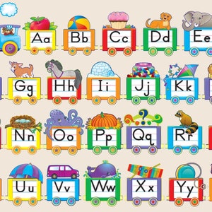 DESIGNED BY DOCTOR - Toddler Learning - Alphabet Train, Busy Binder ...