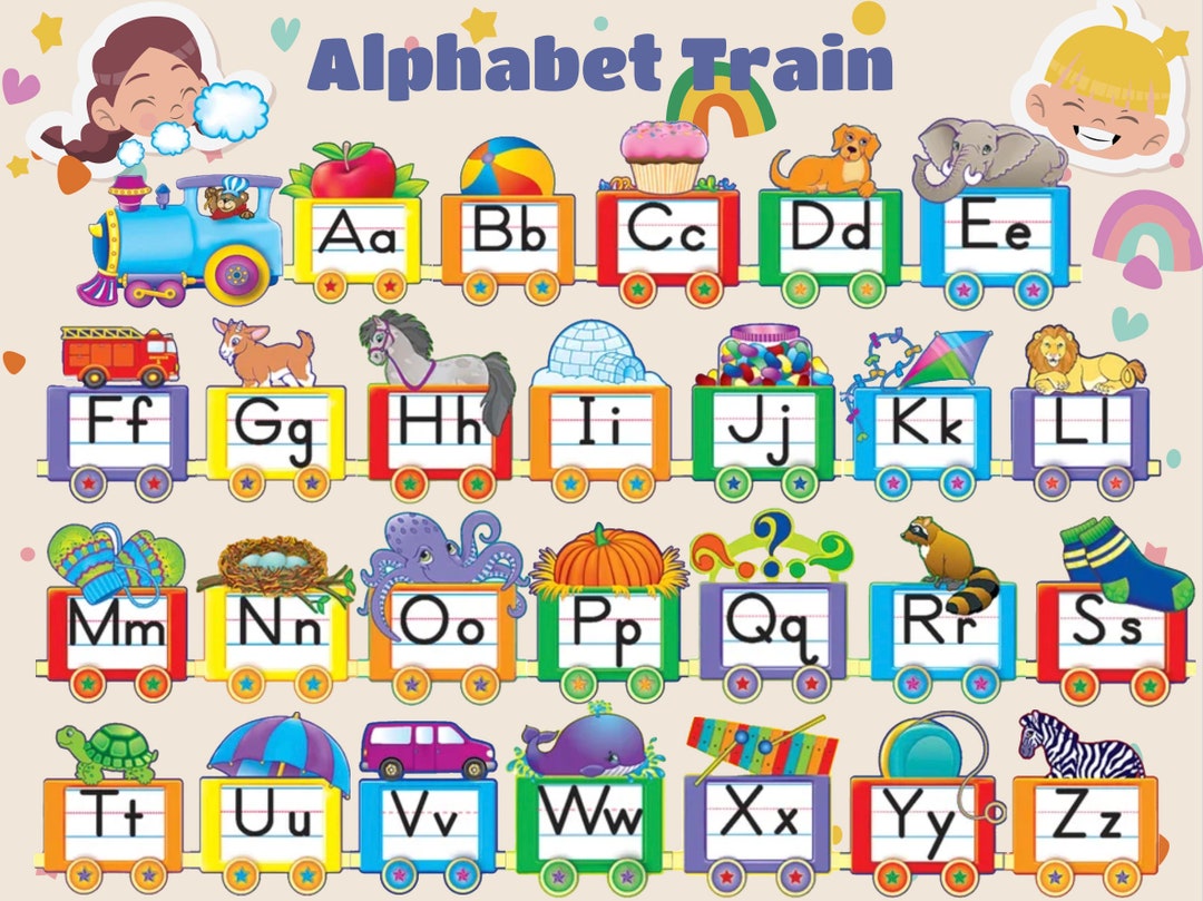 DESIGNED BY DOCTOR - Toddler Learning - Alphabet Train, Busy Binder ...