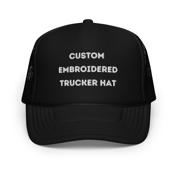 Custom Logo Trucker Hats - Etsy