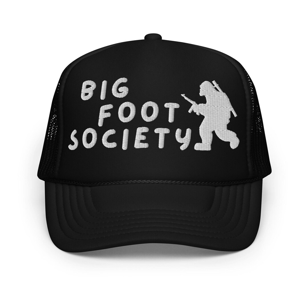 Big Foot Hat, Bigfoot Trucker Hat, Funny Big Foot Hat, Funny Bigfoot ...