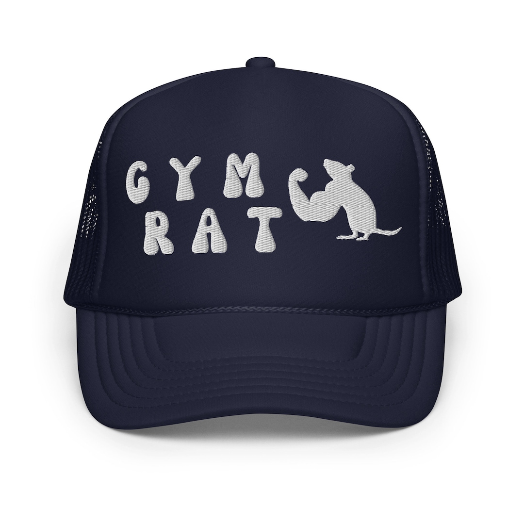 Gym Hat | Men’s Gym Hat | Gym Rat | Foam Trucker Hat | Classic Trucker ...