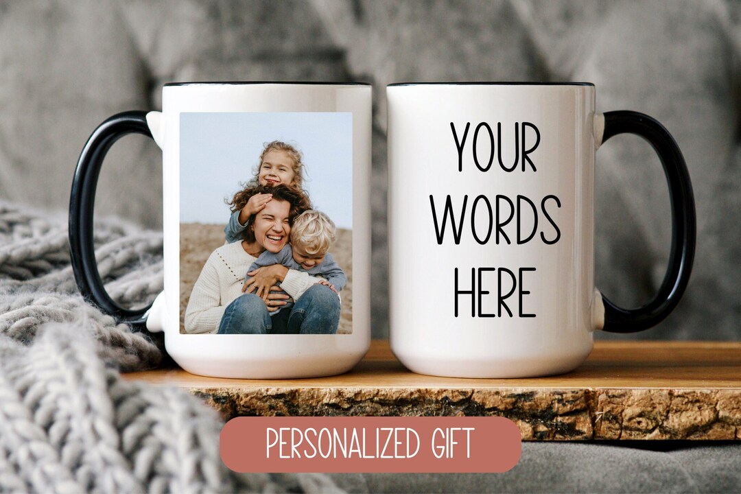 Custom Photo Mug, Personalized Photo Mug, Personalized Coffee Cup ...