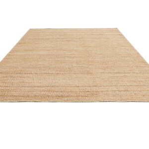 Natural Jute Boho Chic Handmade Jute Rug, Customize in Any Size & Shape ...