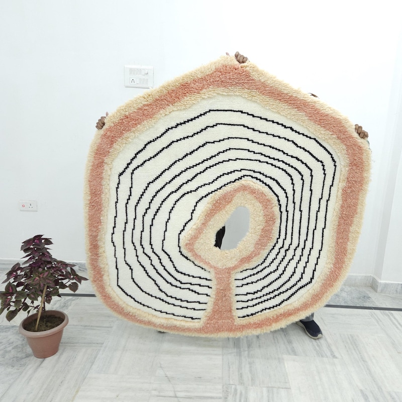 Moroccan Irregular Rug - Etsy UK