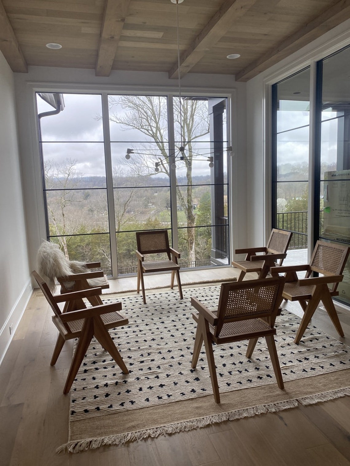 Moroccan Irregular Dot Rug Best Ivory Washable Rug Black Dots Rug ...