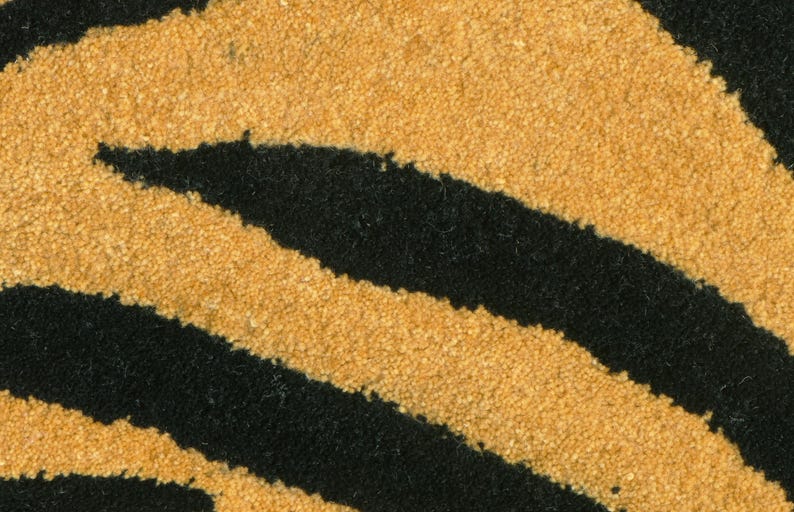 Hand-tufted Wool Rug: Modern Tiger Stripes Carpet - Etsy