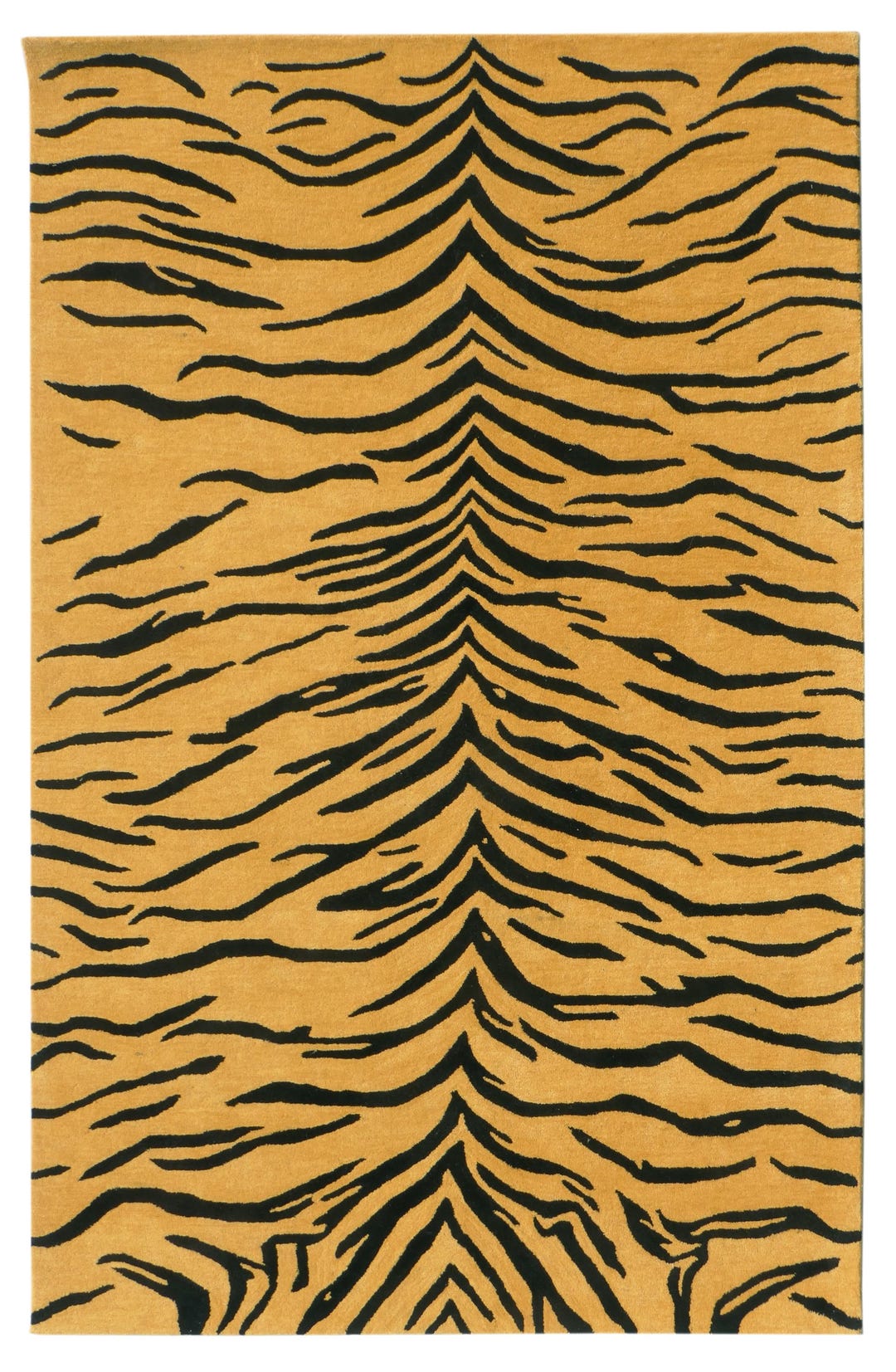 Hand-tufted Wool Rug: Modern Tiger Stripes Carpet - Etsy