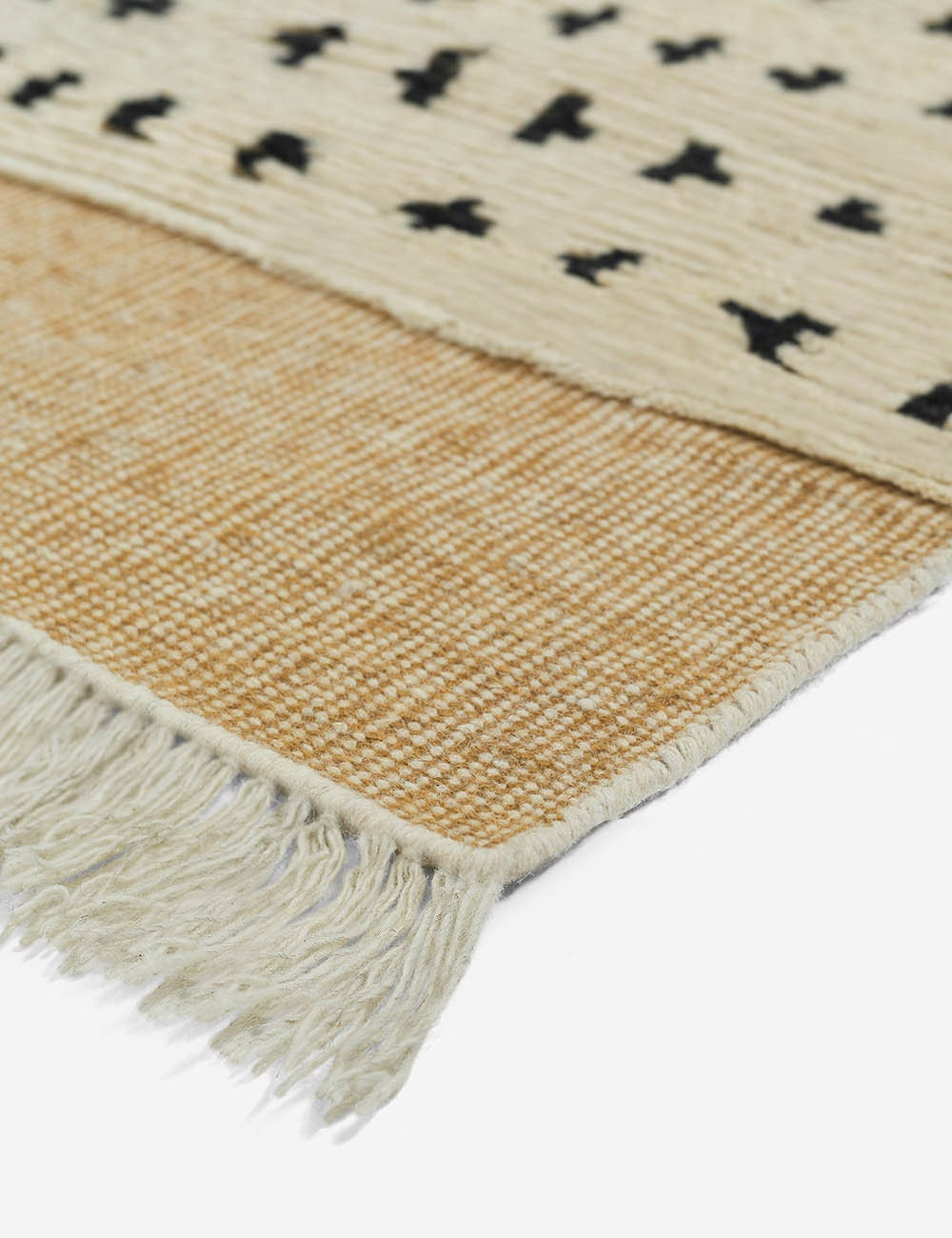 Moroccan Irregular Dot Rug Best Ivory Washable Rug Black Dots Rug ...