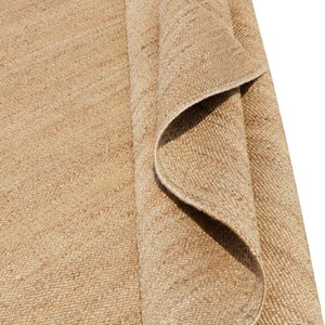 Natural Jute Boho Chic Handmade Jute Rug, Customize in Any Size & Shape ...