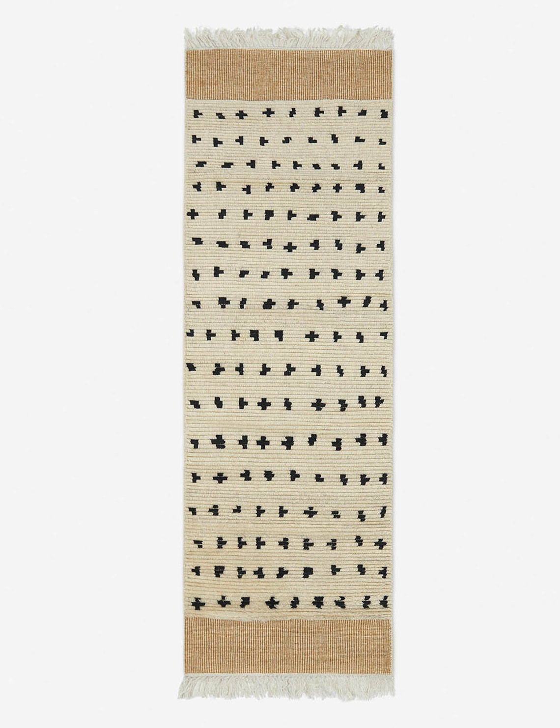 Moroccan Irregular Dot Rug Best Ivory Washable Rug Black Dots Rug ...