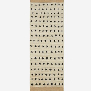 Moroccan Irregular Dot Rug Best Ivory Washable Rug Black Dots Rug ...