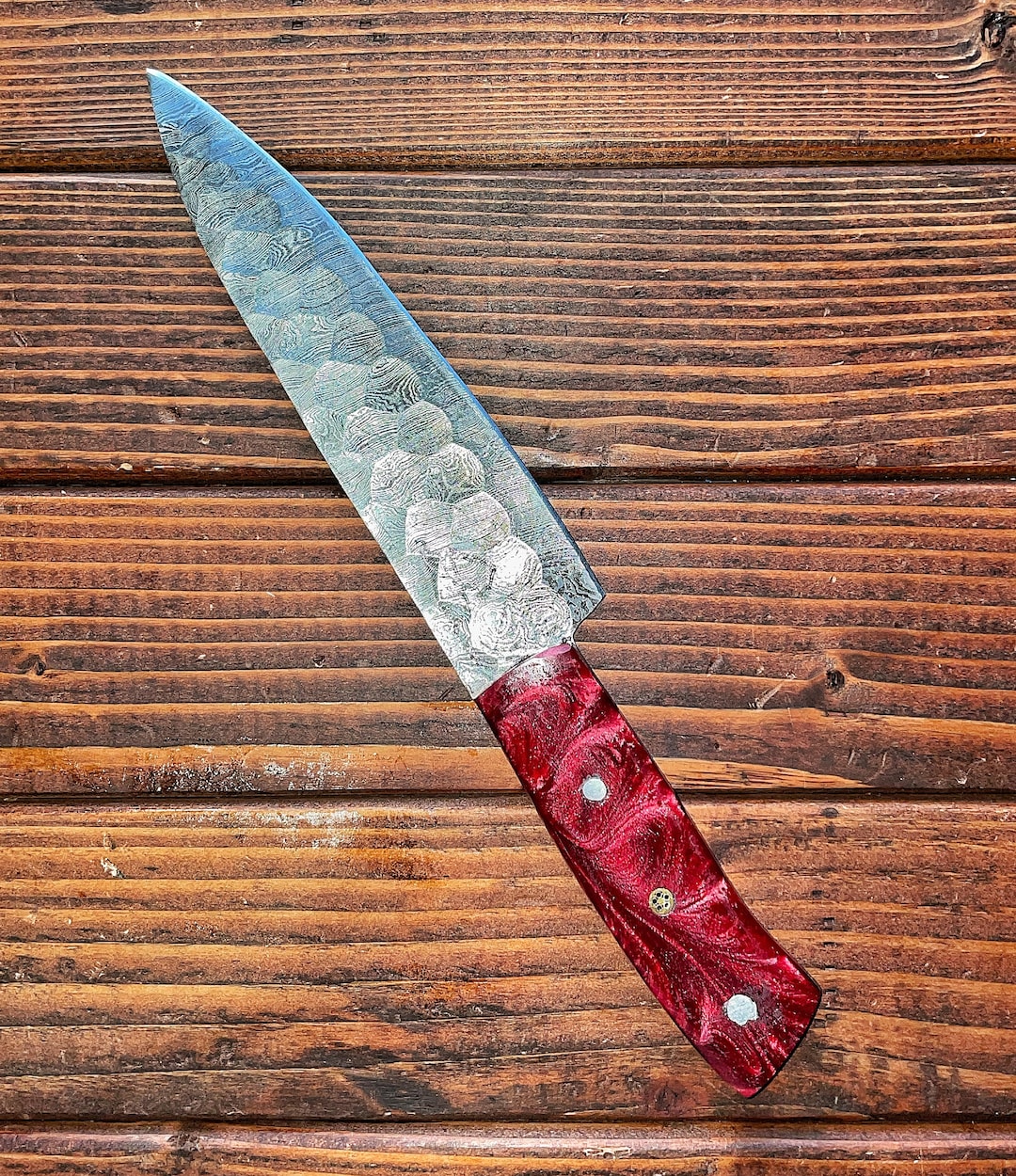 Damascus Chefs Knife - Etsy