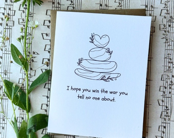 I Hope You Win the War You Tell No One About Card | Thinking of You ...