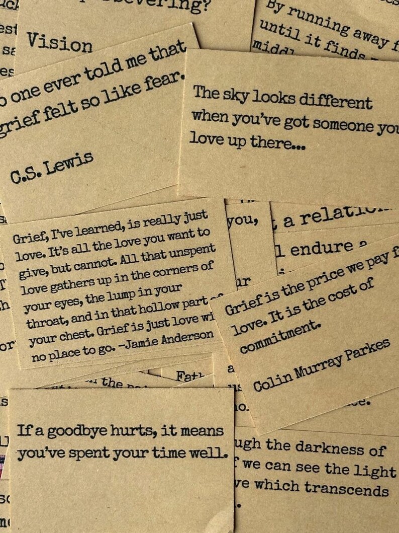 Grief Quotes Journal Stickers 36 Pcs | Inspirational Quotes Stickers ...