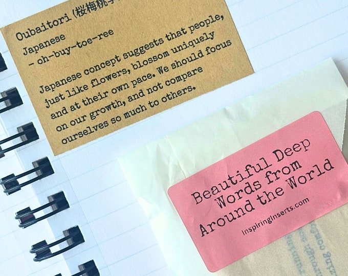 Beautiful Deep Words Journal Stickers 36 Pcs | Motivational Quotes ...