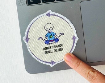 Textured Sensory Sticker Just Breath, Box Breathing | Waterproof ...